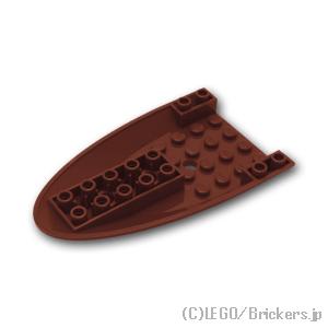 LEGO レゴ 飛行機 パーツ ばら売り #87611 航空機 胴体前方 6 x 10 - ボトム：ブラウン | LEGOの部品 : レゴ ...