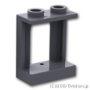 LEGO レゴ パーツ ばら売り #90195 ウィンドウ フレーム 1 x 2 - キャッスル：ダークグレー | LEGOの部品 ...