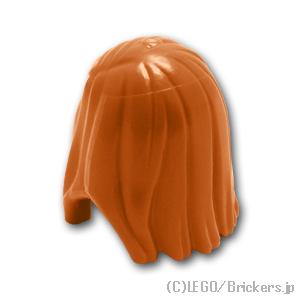 LEGO レゴ パーツ 髪 ばら売り #92083 ミニフィグ ヘア - ストレート：ダークオレンジ | LEGOの部品 ミニフィギュア ...
