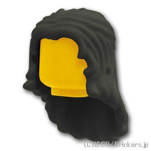 LEGO レゴ パーツ ばら売り #92258 ミニドール ヘア - ロングウェービー＆ハーフタイド：ブラック | LEGOの部品 : レゴ ...