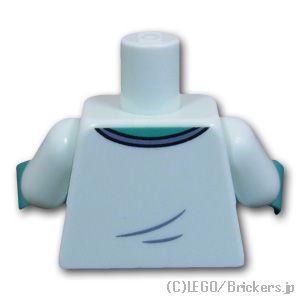 レゴ パーツ ばら売り #973pb4354c01 トルソー - 医師：ライトアクア | LEGOの部品 : 973pb4354c01-323 ...