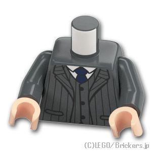 LEGO（レゴ） パーツ ばら売り #973pb5449c01 トルソー - ダークグレーのピンストライプスリーピーススーツ：ダークグレー ...