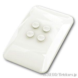 LEGO レゴ パーツ ばら売り #98281 クワッド カーブ ウェッジ 6 x 4 2/3 ：ホワイト | LEGOの部品 : ブロック ...