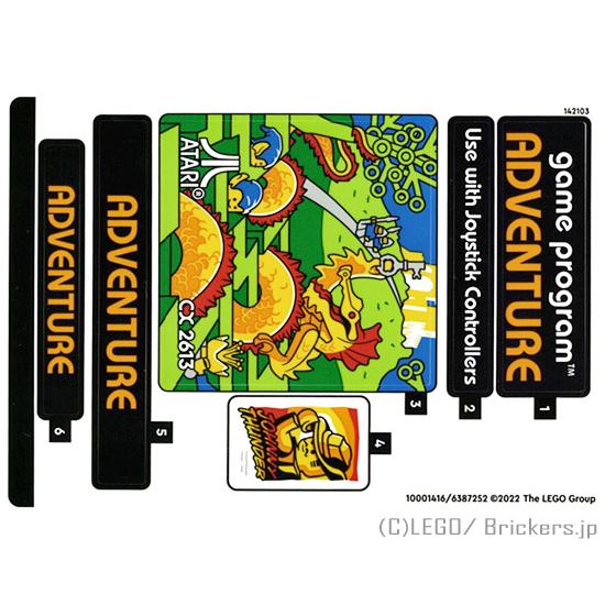 LEGO レゴ シール ばら売り #10306stk01 ステッカー - アタリ シート1 #10306(10001416/6387252) | : ブロックパーツ専門店ブリッカーズ - 通販 ...