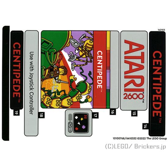 LEGO レゴ シール ばら売り #10306stk03 ステッカー - アタリ シート3 #10306(10100768/6410332 ...