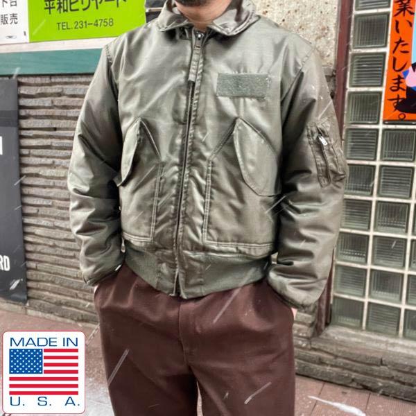 初期型 70s 実物 米軍 CWU-45/P フライトジャケット M アクションプリーツ MIL-J-83388A アラミド USA製 ビンテージ D149-18-0047 : 古着屋 ...
