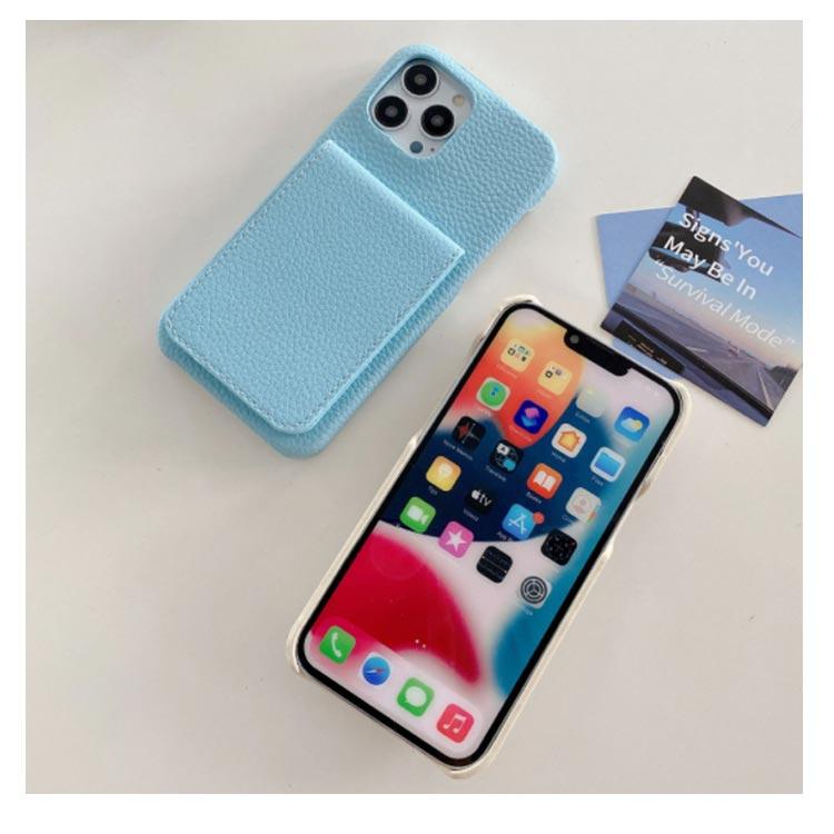 iPhone16pro カード入れ iPhone14 PUレザー iPhone13 背面ポケット付き お洒落 スマホケース コインケース 小銭入れ 背 : ブリッジブリッジ - 通販 ...