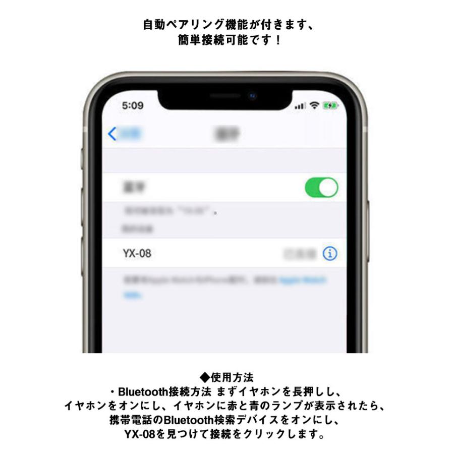 骨伝導イヤホン Bluetooth ブルートゥース 自動ペアリング 片耳 イヤホン Bluetooth5.0 通話 ワイヤレス iPhone andr : ブリッジブリッジ - 通販 ...