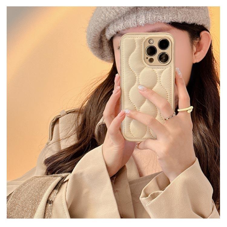 iPhone14promax iPhone14 PUレザー iphone12 アイフォン13プロ ケース 送料無料 ケース キルティング 送料無料 革 : lady851545 : ブリッジ ...