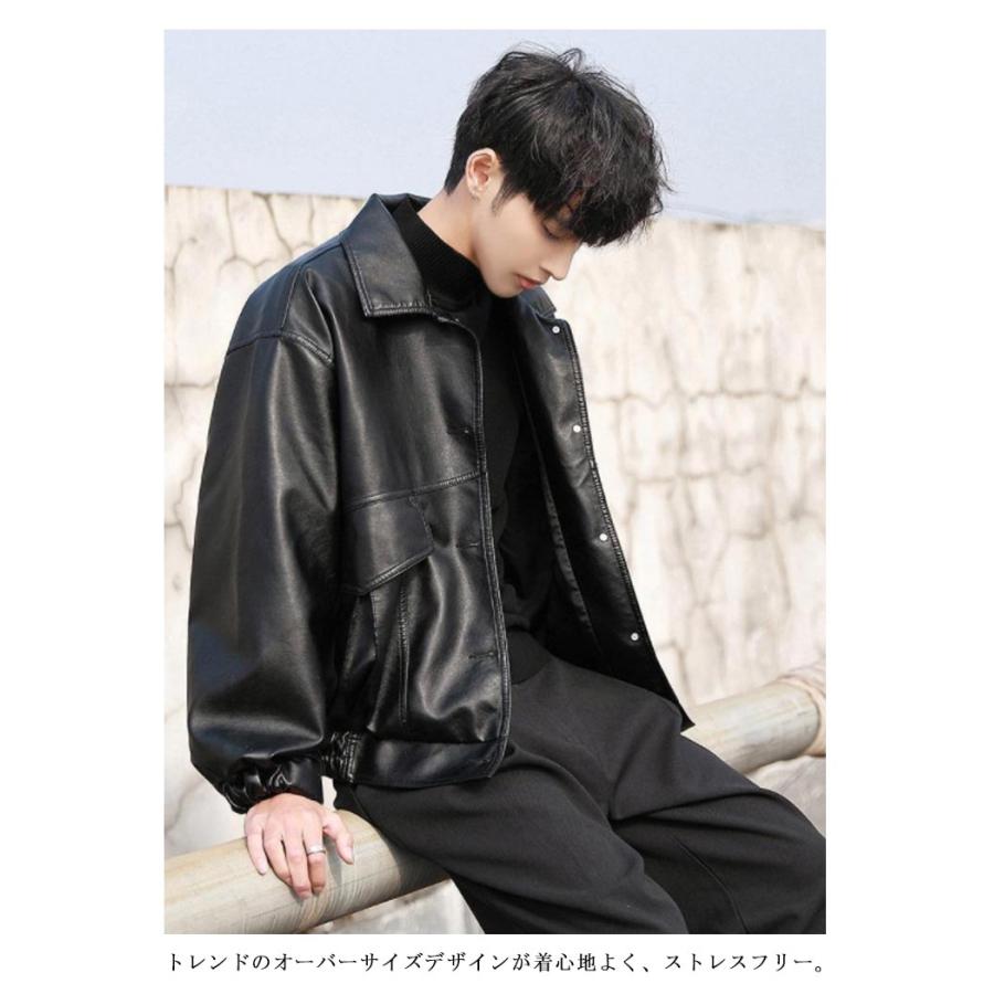ライダース ジャケット レザージャケット メンズ PUレザー ライダース ジャケット レザージャケット メンズ PUレザー