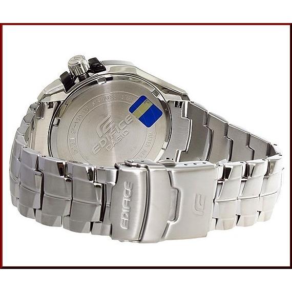 EDIFICE（CASIO） CASIO EDIFICE カシオ エディフィス メンズ腕時計 ブラック/ブルー文字盤 メタルベルト 海外モデル EF-130D-1A2 : BRIGHTヤフー店 ...