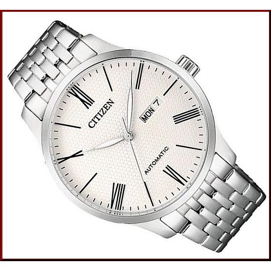 CITIZEN Automatic シチズン 自動巻 メンズ腕時計 ホワイト文字盤 メタルベルト 海外モデル NH8350-59A : BRIGHTヤフー店 - 通販 - Yahoo!ショッピング