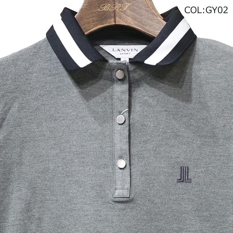 LANVIN（ランバン） スポール LANVIN SPORT VLW1006Y5 レディース ポロシャツ ストレッチ スウェード ゴルフウェア スポーツウェア 秋冬春 : FirstStage ...