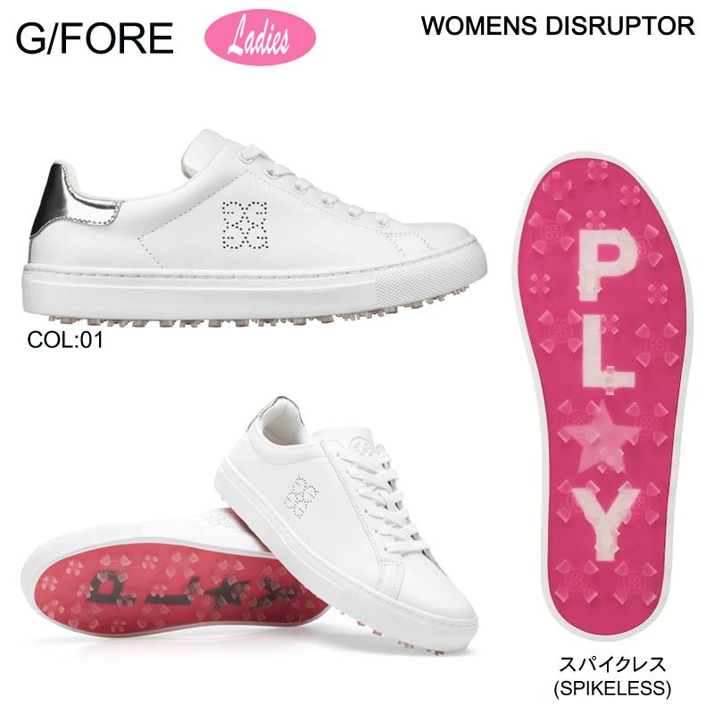 G/FORE GFORE ジーフォア 072412856 G4LC20EF11 レディース ゴルフシューズ スパイクレス 紐靴 WOMENS DISRUPTOR SPIKELESS ...