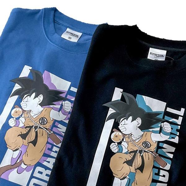 代引き決済不可DB6307メンズトレーナー 裏起毛 スウェット ドラゴンボール DRAGON BALL 孫悟空 プリント トレーナー ジャンプ ...