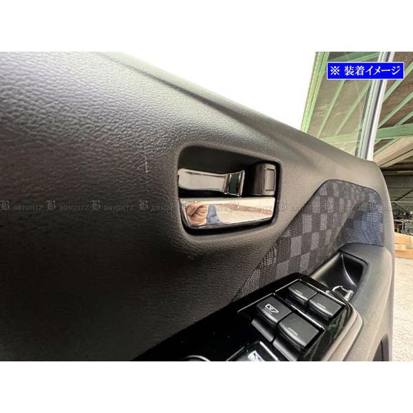 ブライツ(車) BRIGHTZ デイズ 43 44 45 46 47 48 ステンレスインナードアハンドルカバー 皿 4PC 黒 アウター ガーニッシュ ベゼル フィニッシャー INS−DHC ...