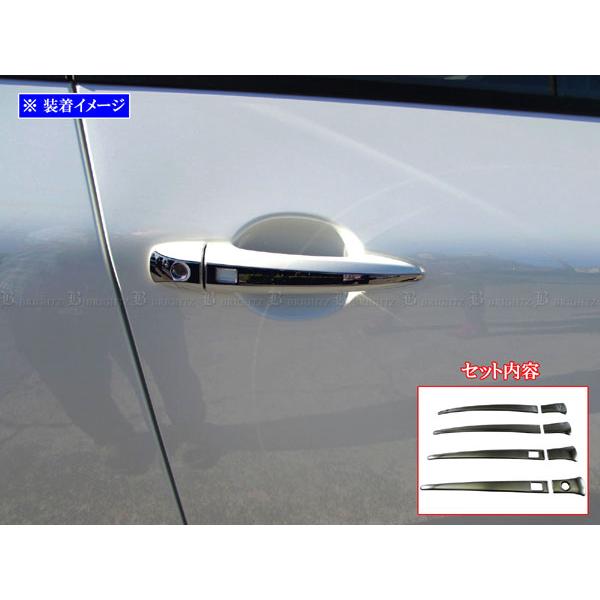 BRIGHTZ エクストレイル T33 SNT33 超鏡面ステンレスメッキドアハンドルカバーノブ 黒 DHC−NOBU−427 : o0014jpb0173 : パーツショップ ブライツ ...