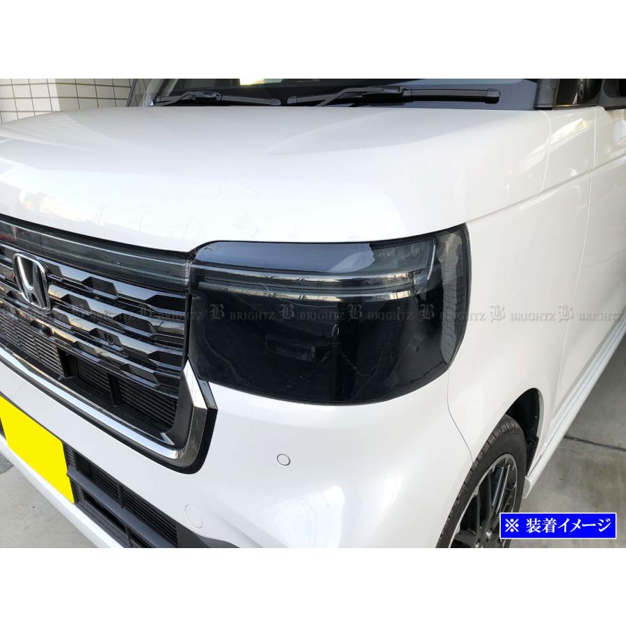 ブライツ(車) BRIGHTZ N-BOXカスタム JF5 JF6 スモークヘッドライトカバー ランプ フロント ガーニッシュ パネル SMO−FRO−093 : パーツショップ ブライツ ...