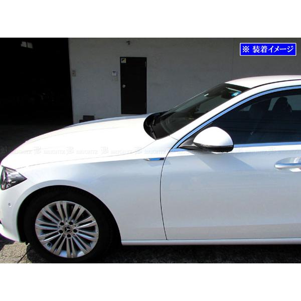 BRIGHTZ Cクラスステーションワゴン S206 超鏡面ステンレスメッキフェンダーガーニッシュ SID−ETC−SMA−014 :O0022GEA0019:パーツショップ ブライツ ...