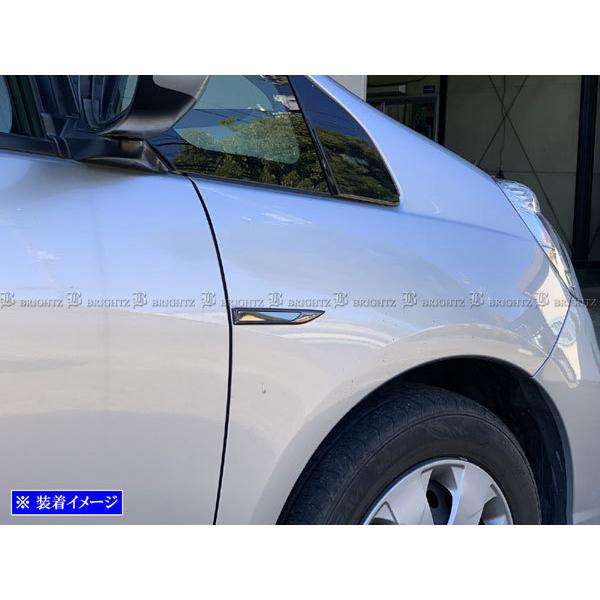 BRIGHTZ フィットシャトルハイブリッド GP2 ステンレスフェンダーガーニッシュ 黒 SID−ETC−SMA−015 : o0022jpc0230 : パーツショップ ブライツ - 通販 ...