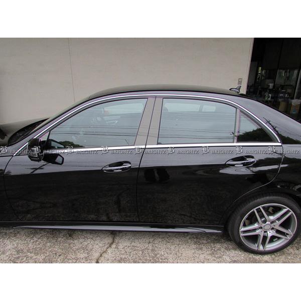 Eクラス W212 E220 E250 E300 超鏡面 ステンレス ブラックメッキ ピラー パネル 8PC カバー PIL−BLA−386 : 7805261 : brightzdx1 ...