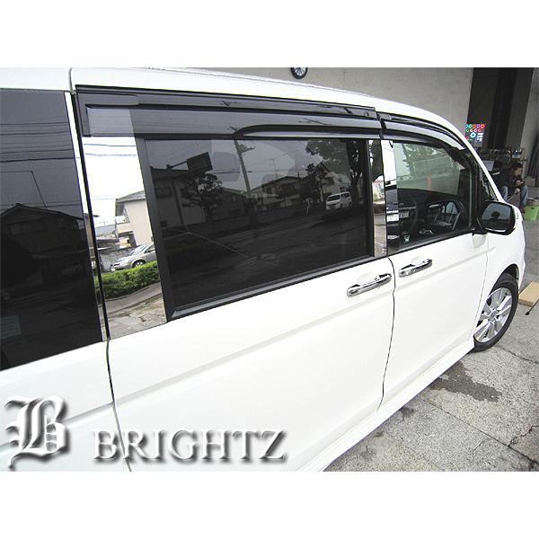 ステップワゴンスパーダ RK系 超鏡面 テンレス メッキ ピラー パネル バイザー有用 10PC PIL−SIL−213 ...