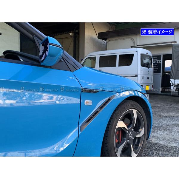 S660 JW5 ステンレス フェンダー ガーニッシュ 黒 カバー サイド ダクト SID−ETC−SMA−015 : brightzdx2 - 通販 - Yahoo!ショッピング