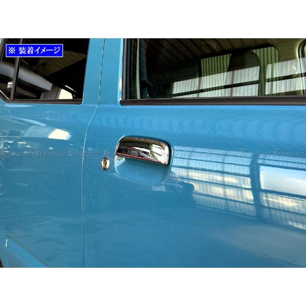ワゴンRソリオ MA64S MA34S メッキ ドア ハンドル カバー ノブ 1PC DHC−NOBU−061−1PC ...
