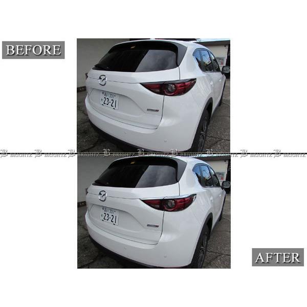 CX-5 KF2P KF5P メッキ テール ライト リング ランプ ガーニッシュ カバー リア リヤ TAIL−081 : brightzk1 - 通販 - Yahoo!ショッピング