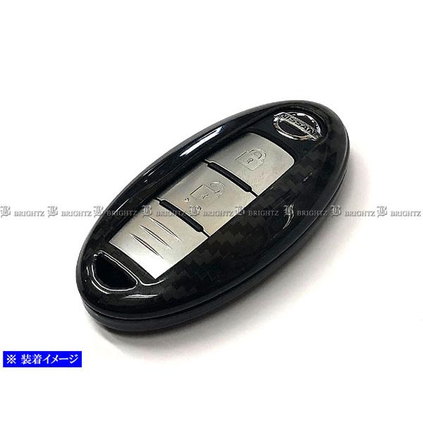 GT-R R35 リアルカーボンスマートキーケース 黒 キーカバー キーケース キープロテクター GTR KEY−CASE−054 ...