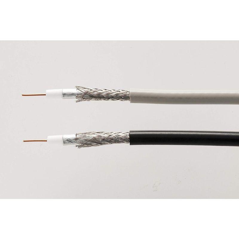 二幸電気工業 S5CFB 同軸ケーブル 30m 黒 (2K 4K 8K BS CS CATV 地デジ) アンテナケーブル 両端未加工 純銅素 : 20230719190055-00483 ...