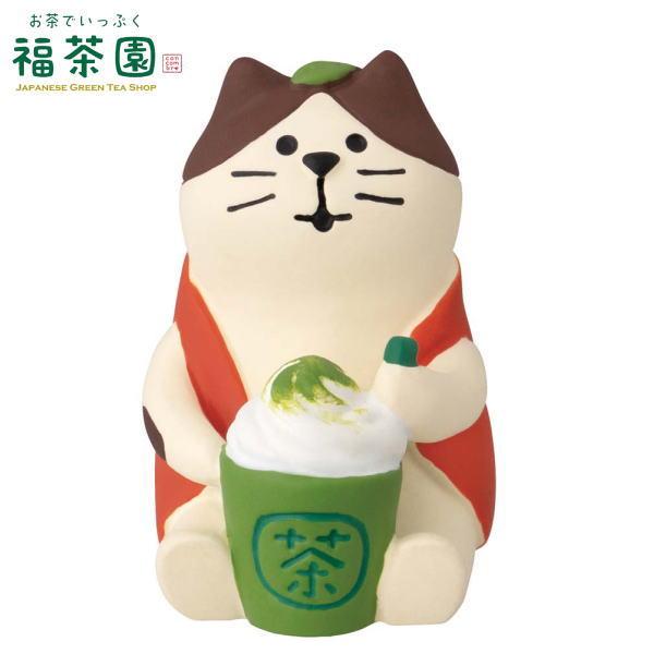 DECOLE デコレ(DECOLE) concombre コンコンブル 抹茶ラテ猫【お茶でいっぷく 福茶園】JAPANESE GREEN TEA SHOP : ブリテン - 通販 ...