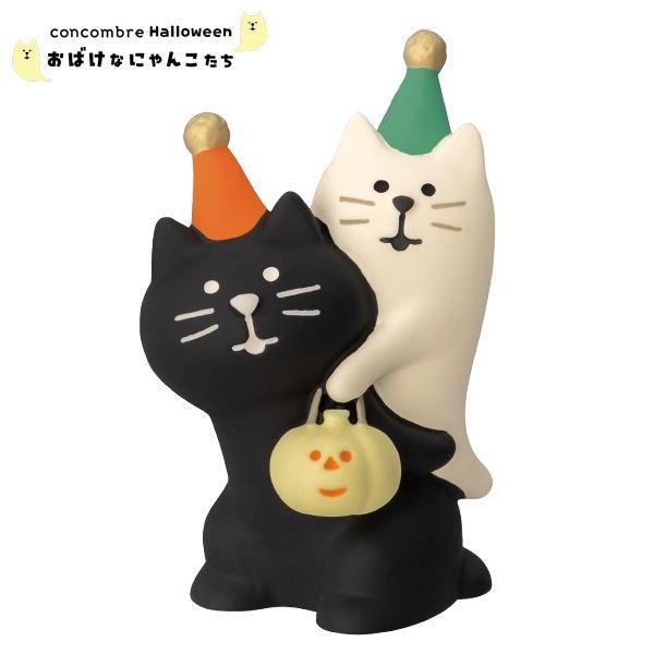 DECOLE デコレ(DECOLE) concombre コンコンブル おばけにゃんこ 黒猫におんぶ 2025年ハロウィン 【おばけなにゃんこたち 】HALLOWEEN マスコット ...