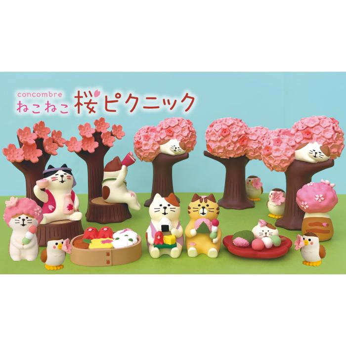 DECOLE デコレ(DECOLE) concombre コンコンブル 花見わっぱ弁当【ねこねこ桜ピクニック】 Neko-neko cherry blossoms Picnic 2026年お ...
