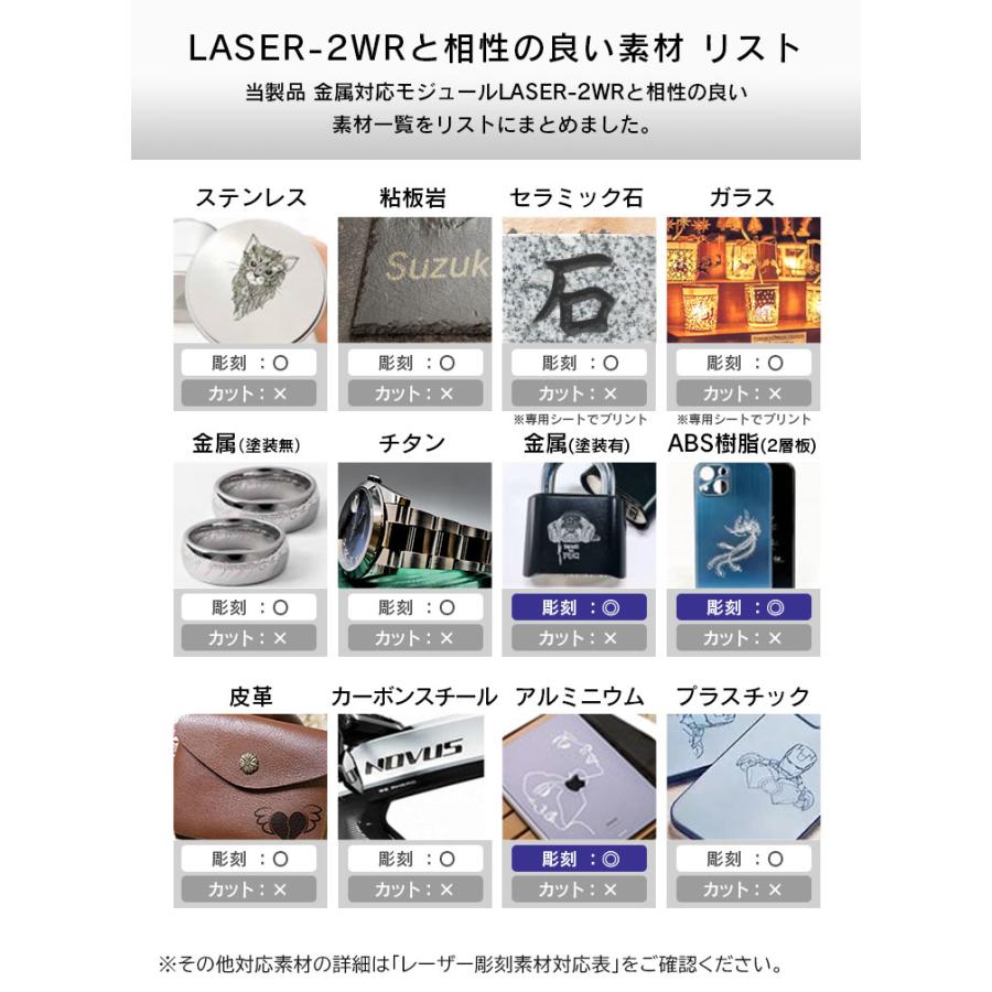 Beamtec レーザー彫刻機 加工機 レーザー カッター DAJALASER-M3 オプション レッドレーザー ヘッド 2000mW ...