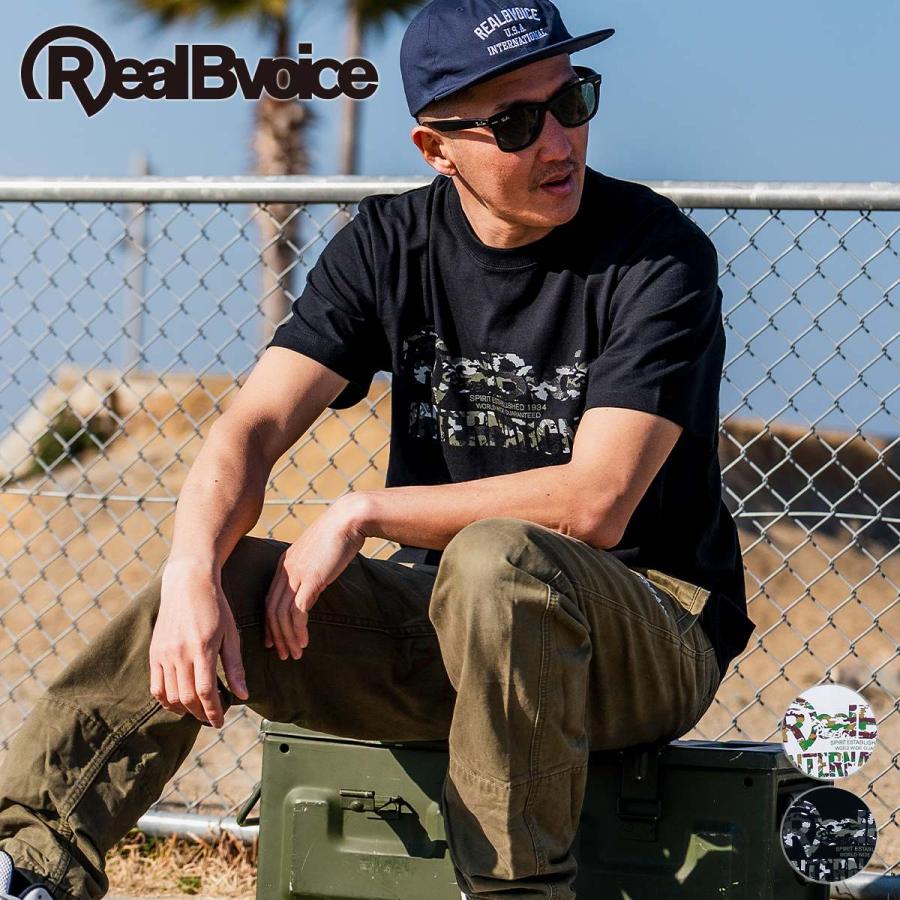 REAL B VOICE リアルビーボイス 半袖Tシャツ 10451-11797 カモフラージュ 5.6oz Tシャツ メンズ サーフ 2 ...