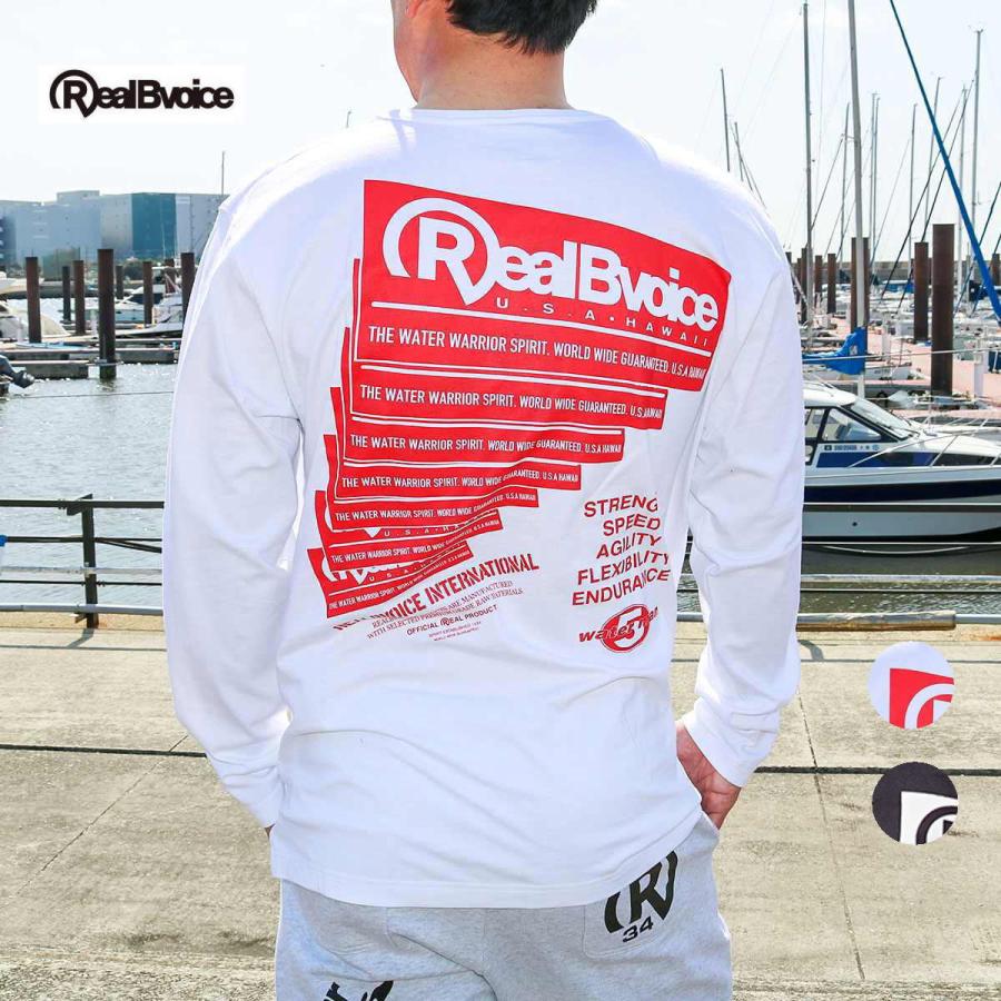 RealBvoice リアルビーボイス/REAL B VOICE 長袖Tシャツ 10521-12132 "SSAFE" メンズ 7oz ...