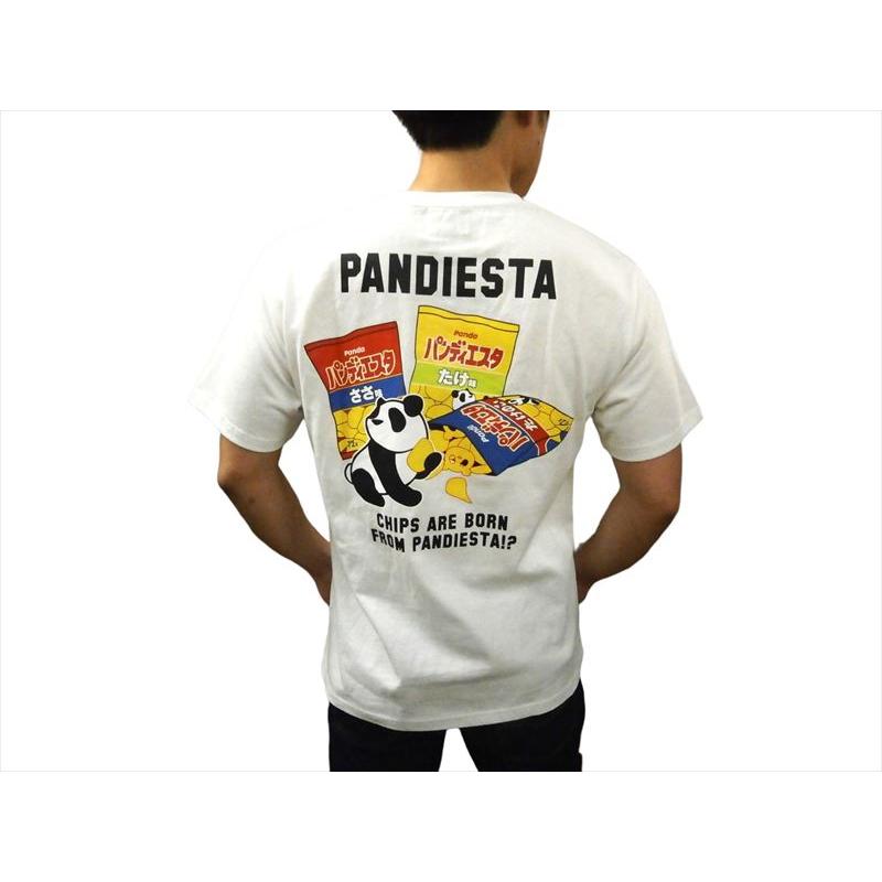 PANDIESTA（パンディエスタ） 半袖Tシャツ 523353 パンダ 竹&笹&タケノコ チップス プリント BAMBOO CHIPS ...