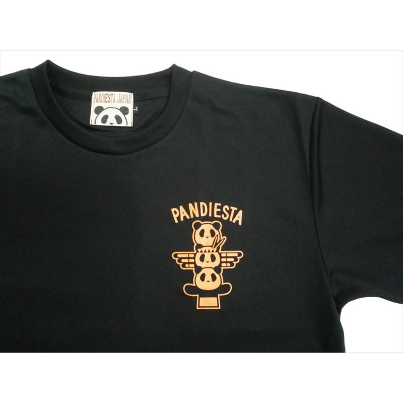 PANDIESTA（パンディエスタ） ドライ素材Tシャツ 523876 "ネイティブ パンダ" 吸水速乾 UVカット ドライ半袖 Tシャツ ...