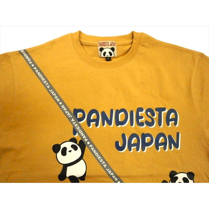 PANDIESTA パンディエスタ 半袖Tシャツ 554355 パンダ サコッシュ付きトリックTシャツ マスタード : ブロスクロージング ...