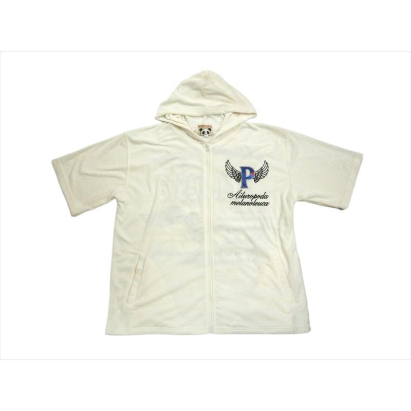 PANDIESTA パンディエスタ 554561 パイル素材 ロゴアップリケ パーカーセットアップ (パーカー＆ショーツ) 上下 ユニセックス ...