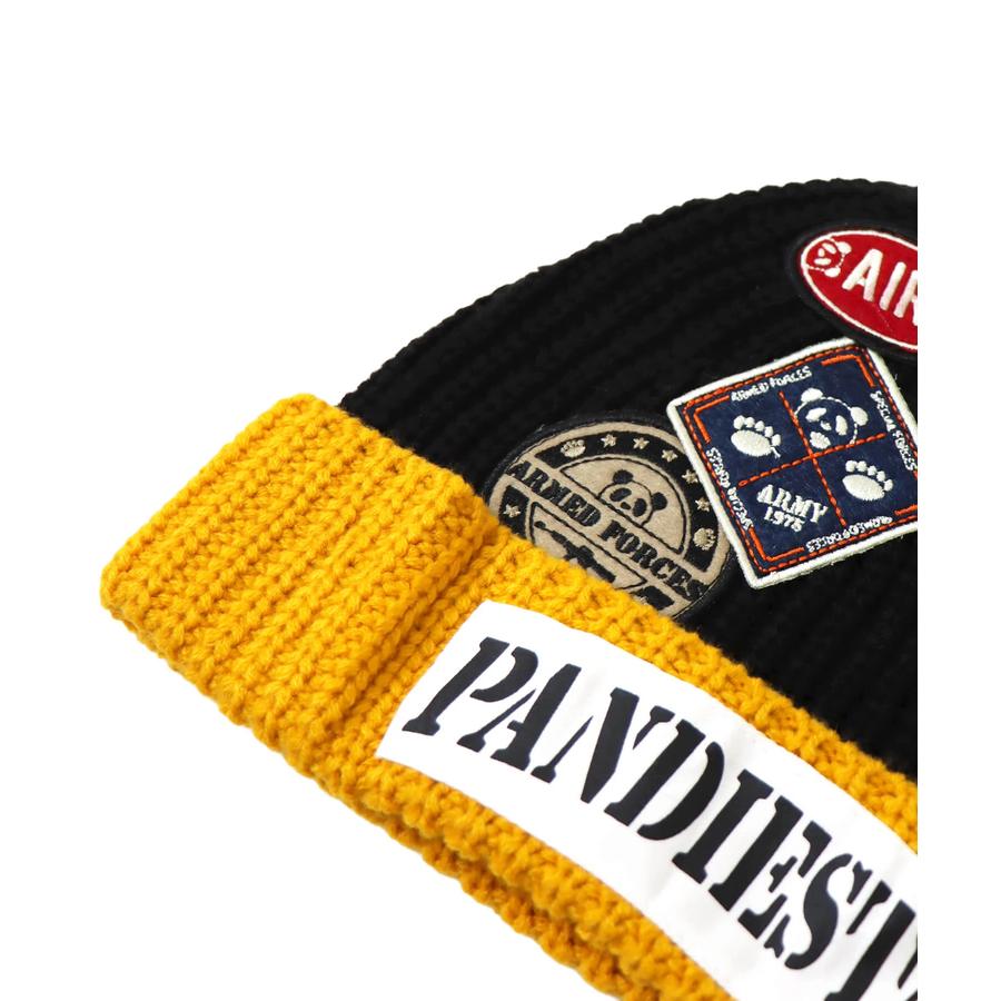 PANDIESTA（パンディエスタ） 帽子 595967 エアフォース パンダ ミリタリー ワッペン ニット キャップ メンズ レディース ...