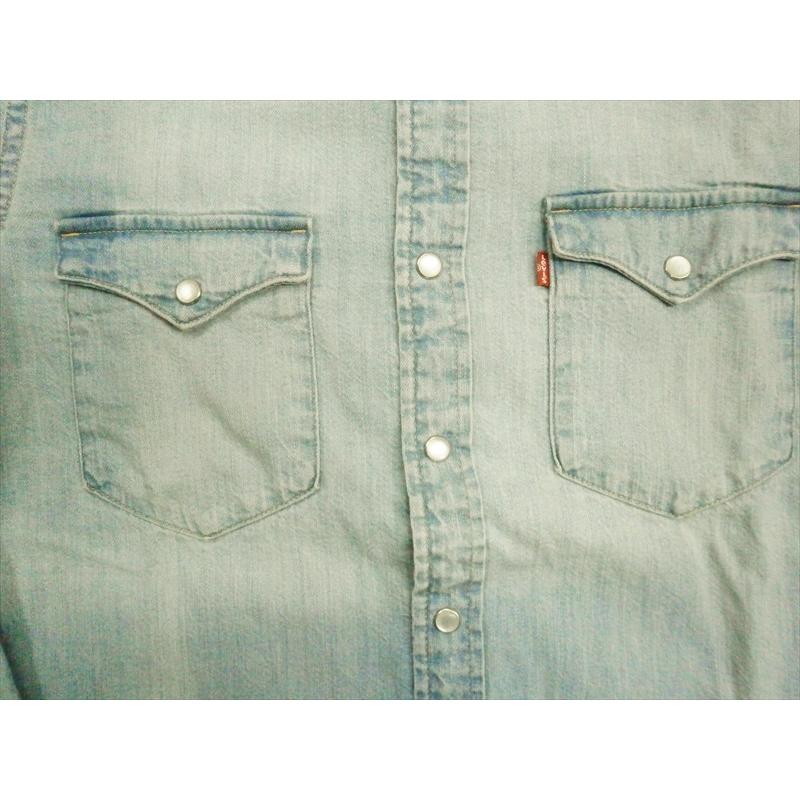Levi's リーバイス 長袖シャツ CLASSIC スタンダード デニム 長袖ウエスタンシャツ 857450003 Red Cast ...