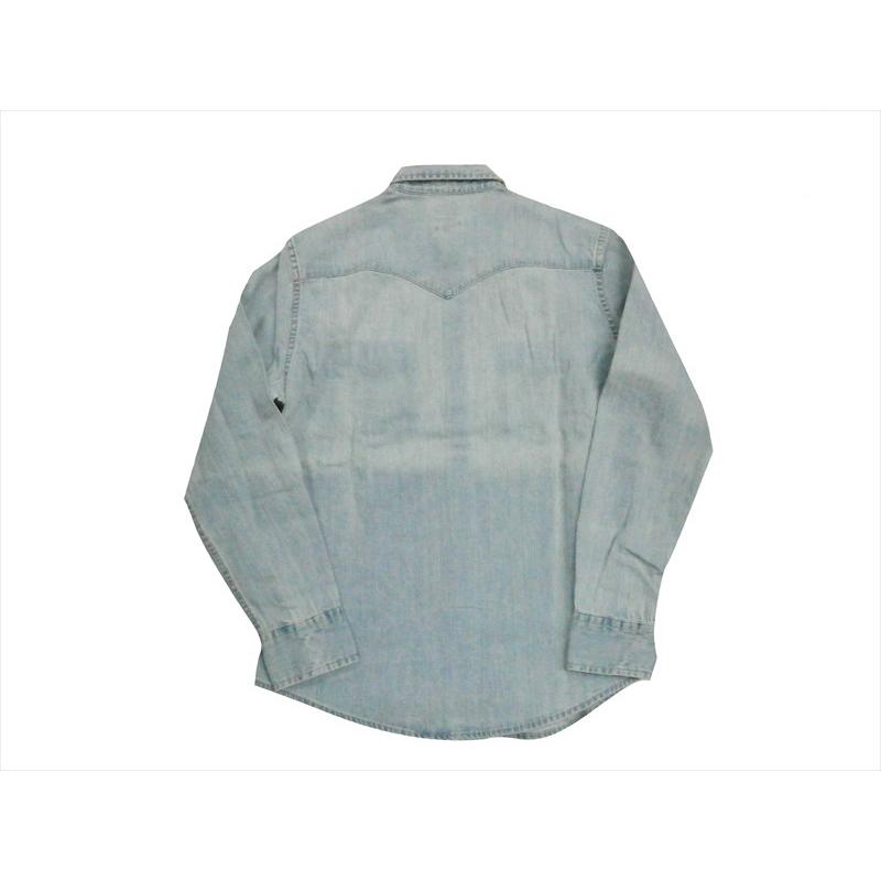 Levi's リーバイス 長袖シャツ CLASSIC スタンダード デニム 長袖ウエスタンシャツ 857450003 Red Cast ...