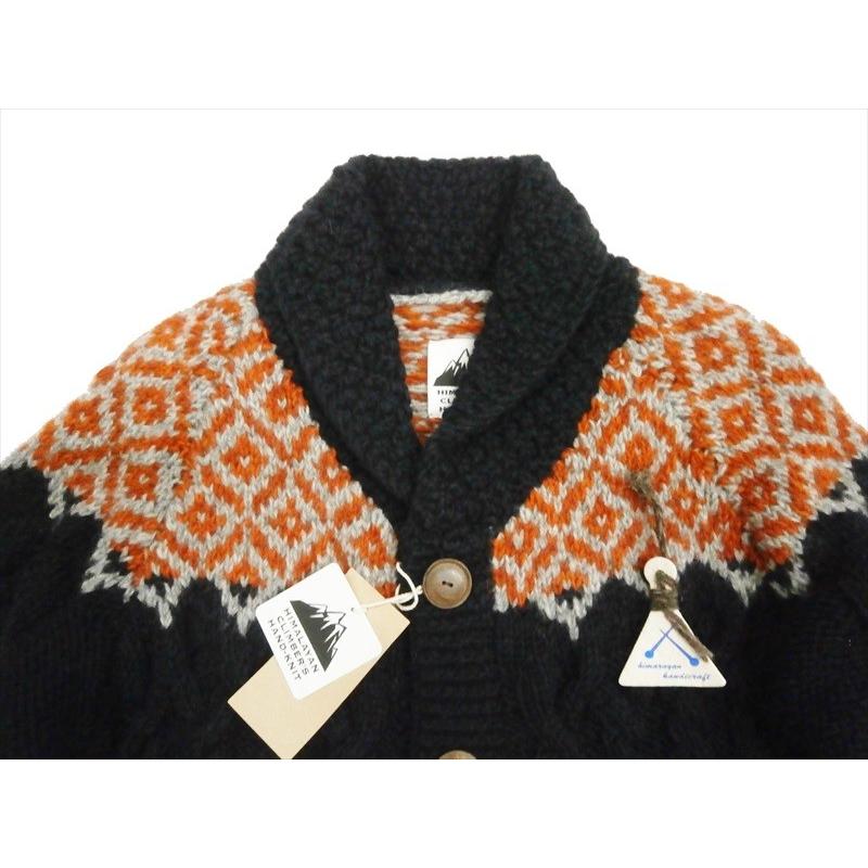 HIMALAYAN CLIMBER'S HAND-KNIT/ヒマラヤン・クライマーズ・ハンドニット HCK-19F16 求心柄 手編みショール ...