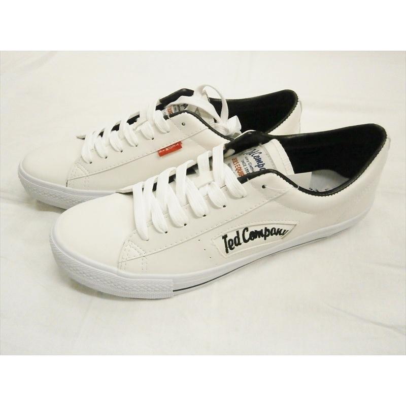 TEDMAN テッドマン TEDMAN・エフ商会 RDS-400 スニーカー「DEVIL SHOES」シューズ ホワイト : ブロスクロージング - 通販 - Yahoo!ショッピング