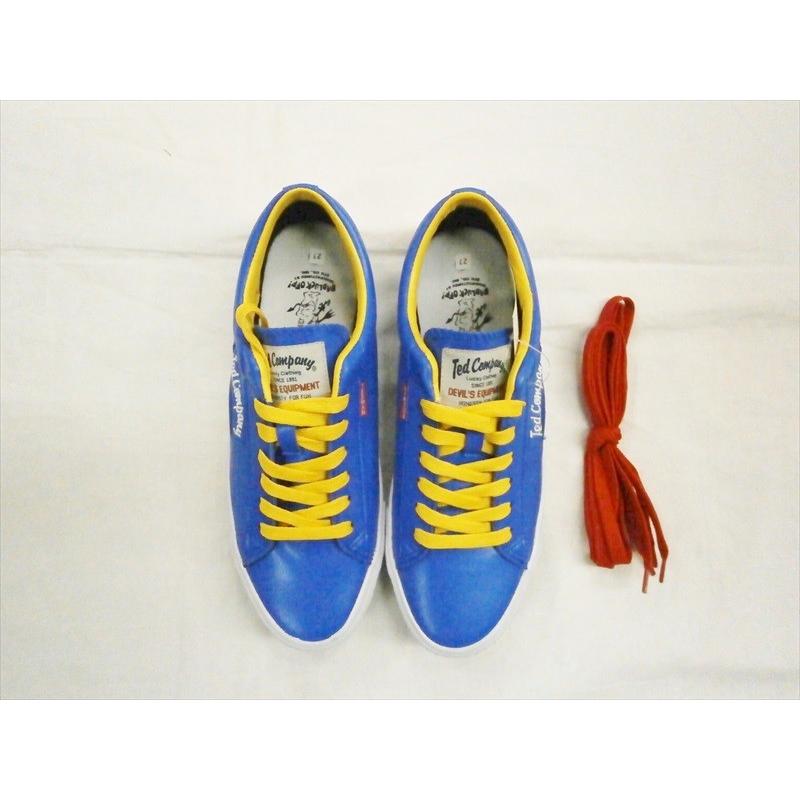 TEDMAN（テッドマン） TEDMAN・エフ商会 RDS-400 スニーカー「DEVIL SHOES」シューズ ブルー : ブロスクロージング - 通販 - Yahoo!ショッピング