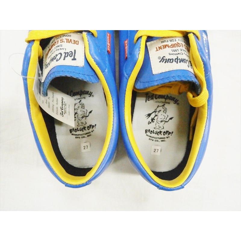 TEDMAN（テッドマン） TEDMAN・エフ商会 RDS-400 スニーカー「DEVIL SHOES」シューズ ブルー : ブロスクロージング - 通販 - Yahoo!ショッピング