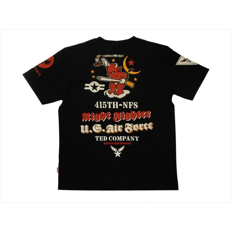 TEDMAN テッドマン TEDMAN/エフ商会 半袖Tシャツ TDSS-544 "415th Night Fighter Squadron ...