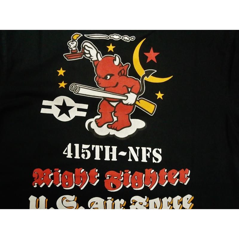 TEDMAN テッドマン TEDMAN/エフ商会 半袖Tシャツ TDSS-544 "415th Night Fighter Squadron ...